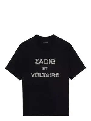 Zadig&Voltaire Tedda Strass T-shirt - Black