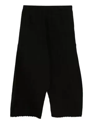 RUNDHOLZ Side-pleated Trousers - Black