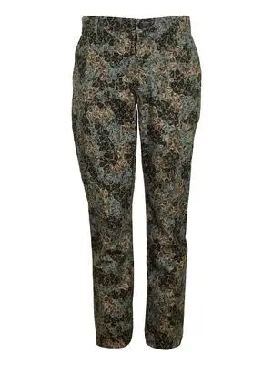 LORDS OF HARLECH Caspian Stretch Cotton Chino Pant - Rose Camo Olive