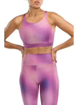 PELOTON Endurance Light High Neck Bra - Ombre Dot