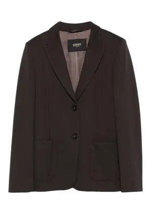 Seventy Single-breasted Button Blazer - Brown