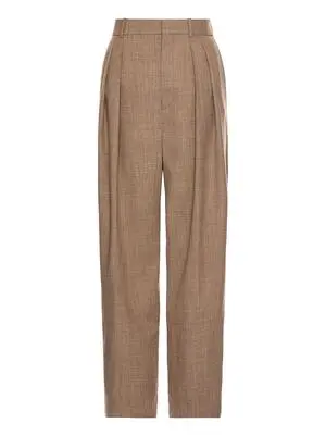 Saint Laurent Tapered Trouser - Beige Chine
