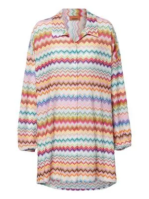 Missoni Zigzag Lamé Shirt - Multicoloured