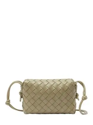 Bottega Veneta Loop Mini Leather Camera Bag - Green