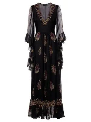Etro Paisley Silk Maxi Dress - Multicoloured