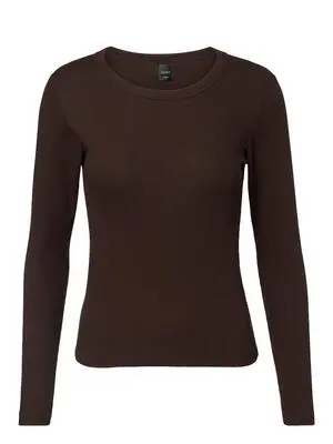 LESET Kelly Cotton-blend T-shirt - Brown
