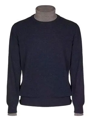 ROBERTO COLLINA High Neck Sweater - Blue