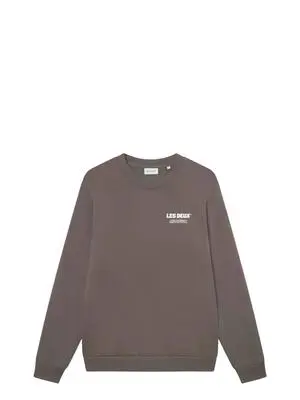 LES DEUX Logo Sweatshirt - Brown