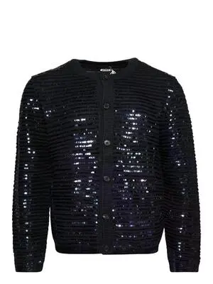 BODE Sequin-embellished Cardigan - Black