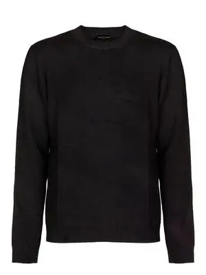 ROBERTO COLLINA Crew Neck Sweater - Black