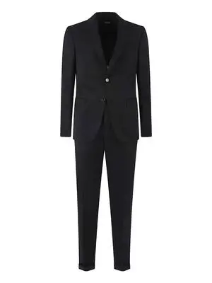 Zegna Single-breasted Suit - Blue
