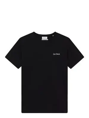 LES DEUX Brady Flowermarket T-shirt - Black