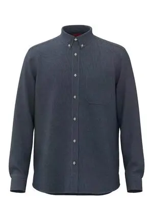 Hugo Button-cuff Shirt - Blue