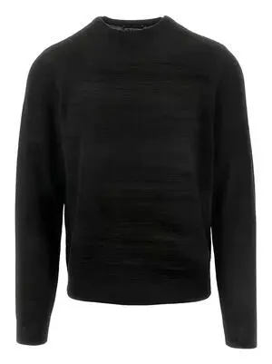 Emporio Armani Ribbed Sweater - Black