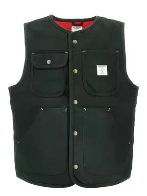 ROY ROGER'S Logo-patch Gilet - Green