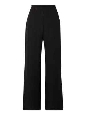 Matteau Jersey Straight-leg Pants - Black