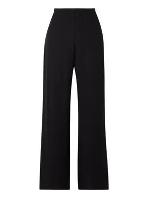 Matteau Jersey Straight-leg Pants - Black