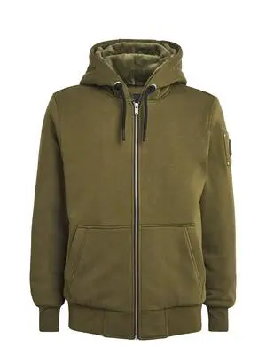 Moose Knuckles Zip-up Bunny Hoodie - Green