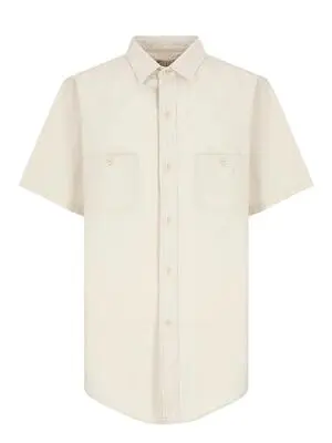 MAISON MARGIELA Short-sleeve Cotton Shirt - Cream