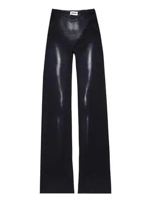 Jean Paul Gaultier Mesh Fluid Body Dust Pant - Black