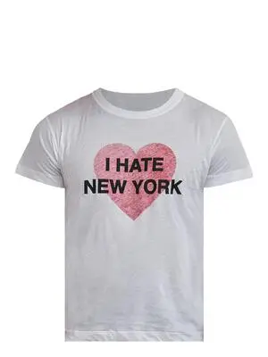 Vaquera I Hate Ny T-shirt - White