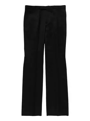 Alexander McQueen Kick Back Slim Trousers - Black