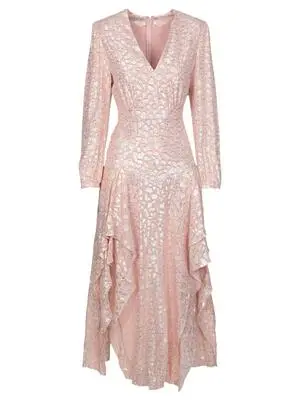 Stella McCartney Animal Print Asymmetrical Dress - Pink