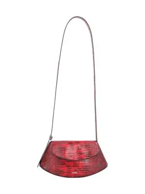 JIL SANDER Crossbody Bag - Burgundy
