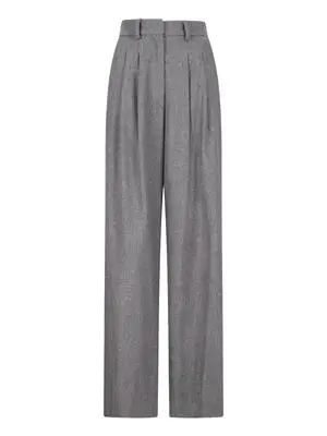 PT TORINO Wide Leg Trousers Grey