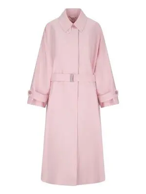 Magda Butrym Belted Coat - Pink