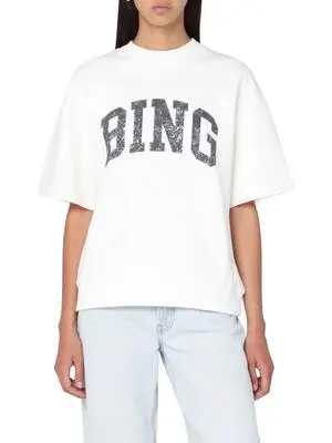 ANINE BING Logo T-shirt - White