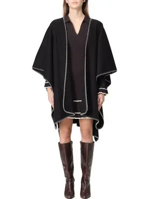 TWINSET Cape - Black