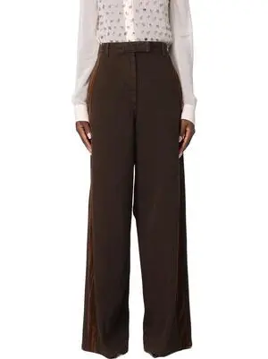 Dries Van Noten Wide Leg Jeans Brown