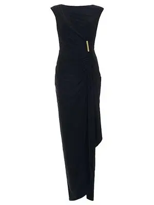 PHASE EIGHT Donna Boat-neck Maxi Dress - Black