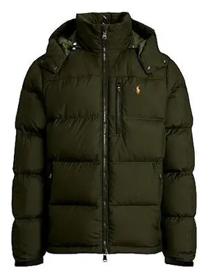 Polo Ralph Lauren Padded Shell-down Puffer Jacket - Company Olive