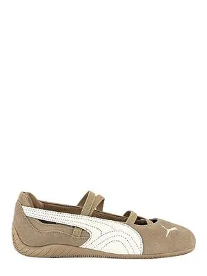 PUMA Speedcat Ballet Suede Trainers - Prairie Tan Warm White