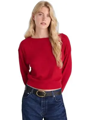 MADEWELL Rib-Knit Boatneck Top