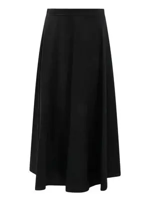 SEMPER Flared Midi Skirt - Black