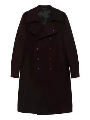 Tagliatore Double-breasted Coat - Brown