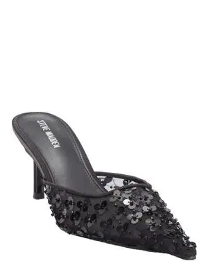 Steve Madden Alexi Mule - Black Sequin