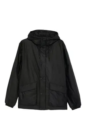 Rains Lohja Hooded Pocket Jacket - Black