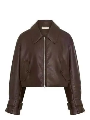 NICHOLAS Paris Zip Jacket - Brown
