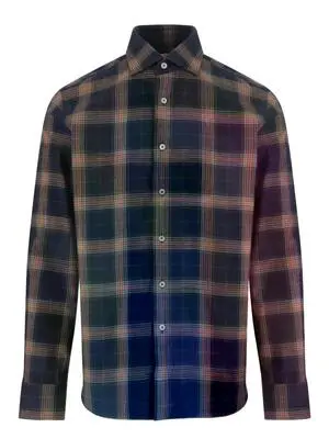 ALESSANDRO GHERARDI Regent Checked Shirt - Blue