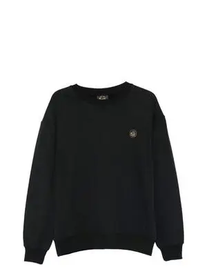 MAUNA KEA Graphic Crew-neck Sweatshirt - Black