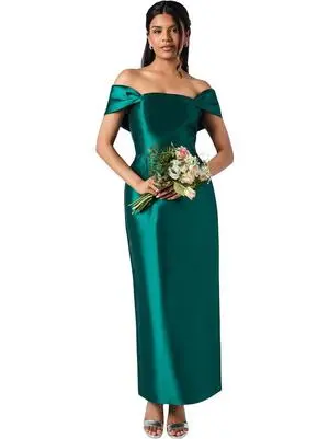Coast Column Midi Bridesmaid Dress - Emerald