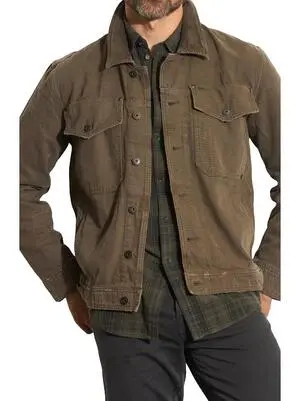 ROAN Baron Canvas Trucker Jacket - Hickory