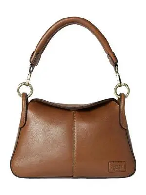 OSPREY LONDON Oxford Small Leather Shoulder Bag - Tan
