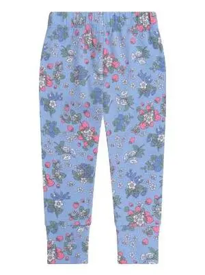 HUXBABY Strawberry Garden Leggings - Soft Blue