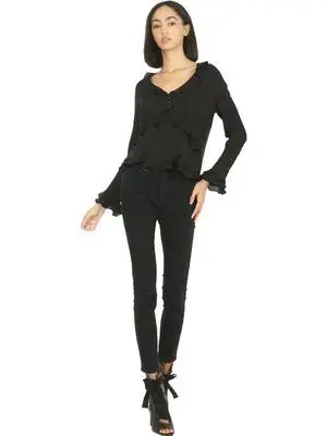 SECRET PON-PON Sander Blouse - Black