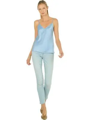 SECRET PON-PON Adina Cami Top - Columbia Blue